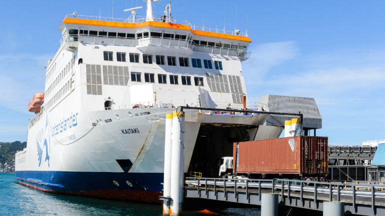 Kaitaki heading to dry dock in Singapore - Interislander - Cook Strait ...