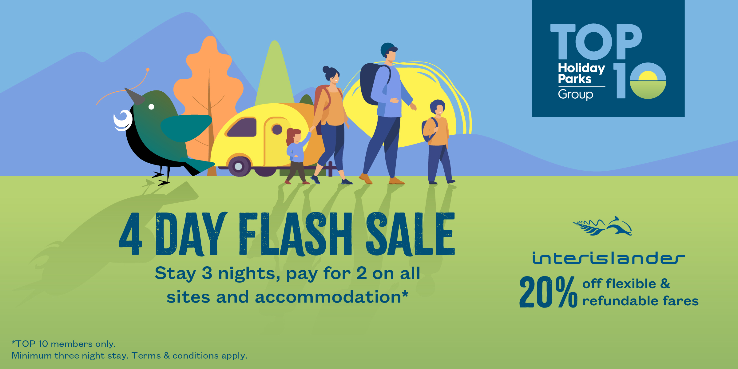 TOP 10 Club Member Benefit - Interislander - Cook Strait Ferries